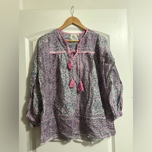 Blue Boheme | Tops | Nwt Blue Boheme Lily Tunic Top Vintage Pink | Poshmark